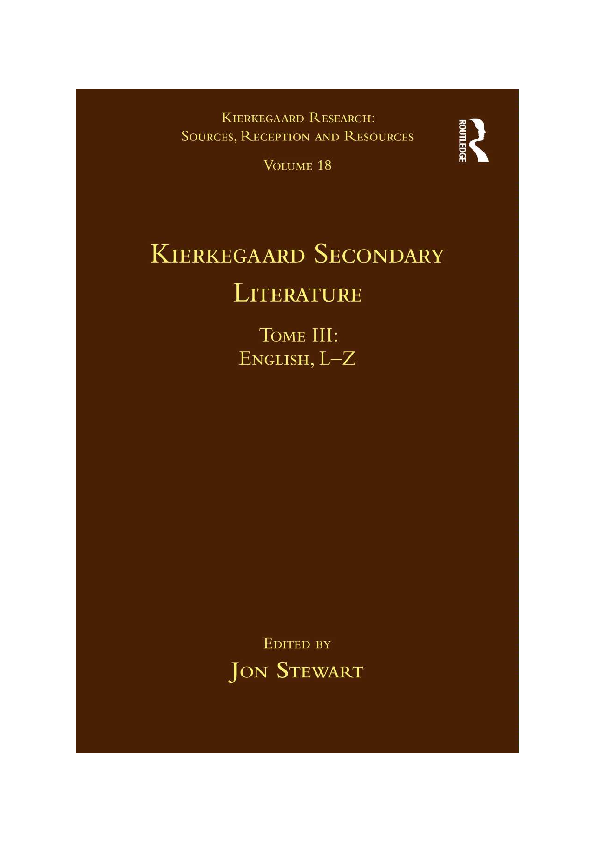 (PDF) Peter Vardy - Kierkegaard