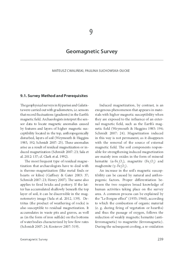 (PDF) Geomagnetic Survey