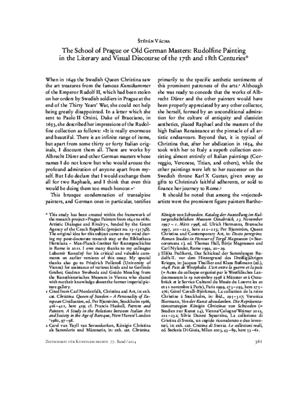 (PDF) The School of Prague or Old German Masters: Rudolfine Painting in ...