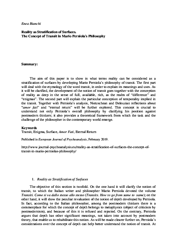 PDF Reality As Stratification Of Surfaces The Concept Of Transit In pdf-reality-as-stratification-of-surfaces-the-concept-of-transit-in