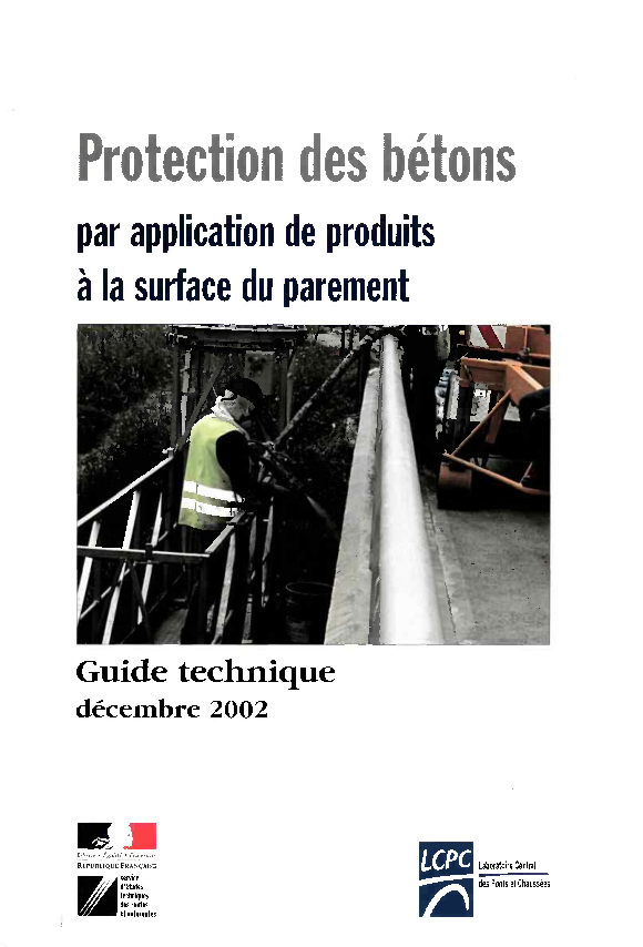 (PDF) Protection des bétons par application de produits à la surface du ...