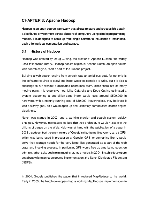 (PDF) CHAPTER 3: Apache Hadoop