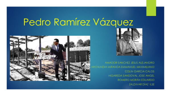 (PDF) Pedro Ramírez Vázquez