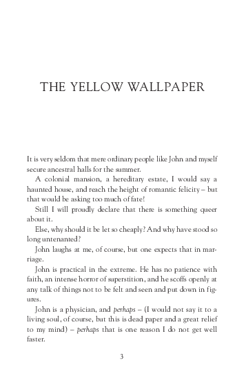 (PDF) THE YELLOW WALLPAPER