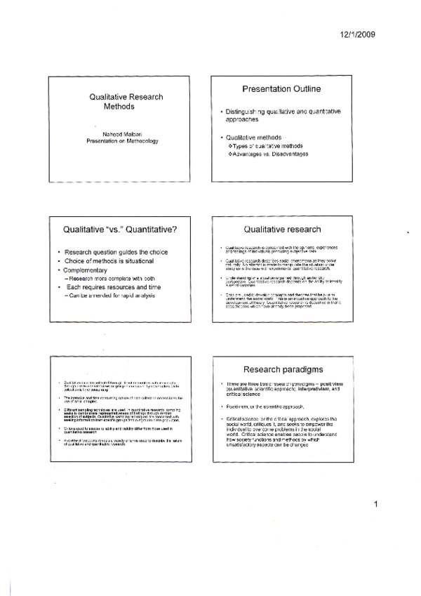 (PDF) Qualitative Research Methods