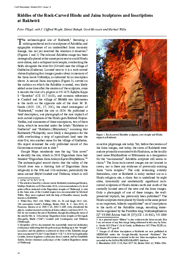 (PDF) Riddles of the Rock-Carved Hindu and Jaina Sculptures and Inscriptions at Rakhetrā