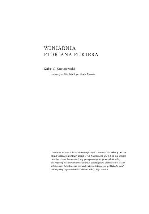 (PDF) Winiarnia Floriana Fukiera