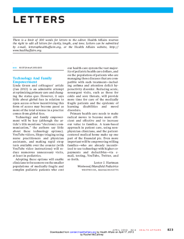 (PDF) Letters Technology And Family Empowerment | Mary Nawif - Academia.edu