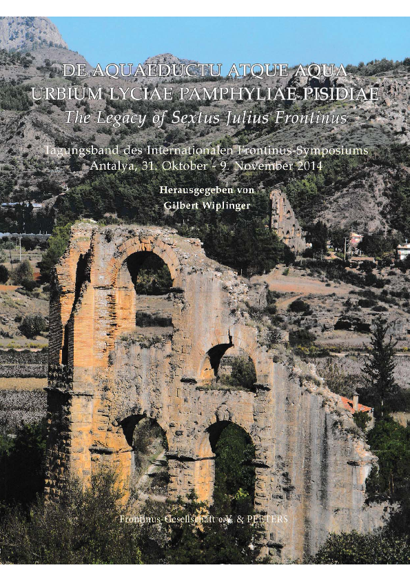 (PDF) “Water Systems of the Ancient City Of Parion”