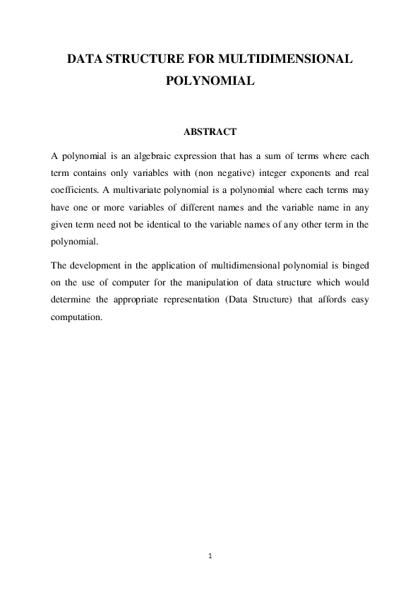 (DOC) DATA STRUCTURE FOR MULTIDIMENSIONAL POLYNOMIALS.docx