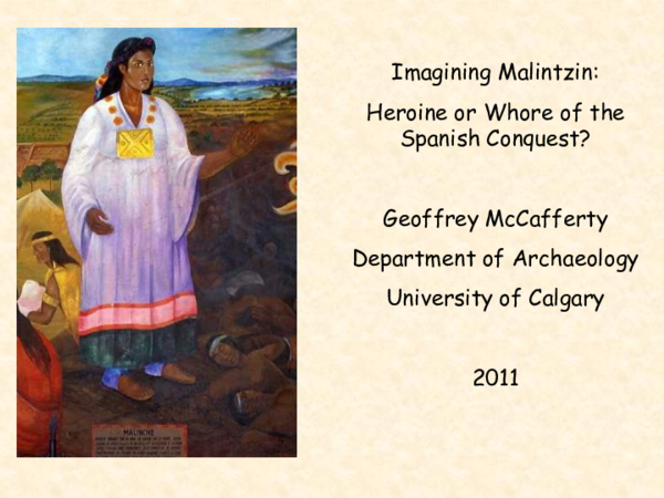 (PDF) Imagining Malintzin: Heroine or Whore of the Spanish Conquest