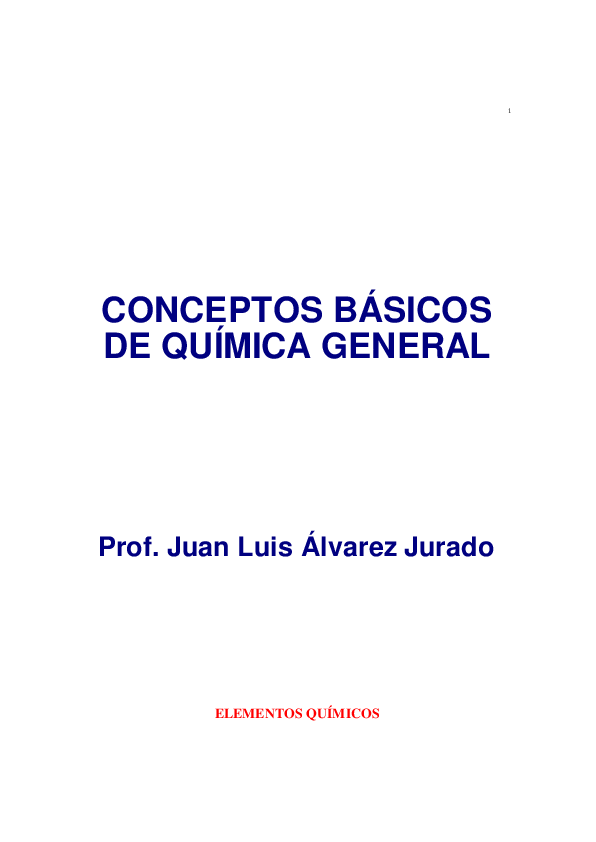 (PDF) CONCEPTOS BÁSICOS DE QUÍMICA GENERAL