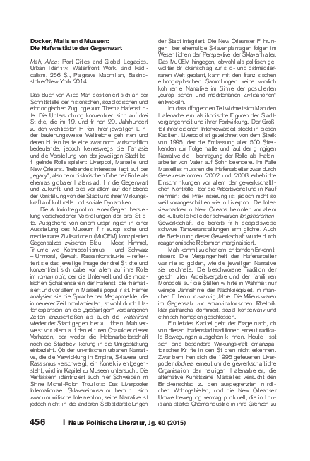 (PDF) Alice Mah, Port Cities and Global Legacies. Urban Identity ...