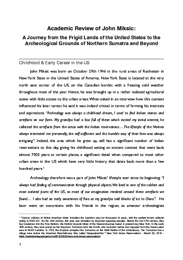 (PDF) Academic Review of John Miksic: A Journey from the Frigid Lands ...