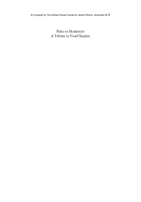 (PDF) Isaac de Pinto’s ‘Political Reflections’ and the Beginning of the ...