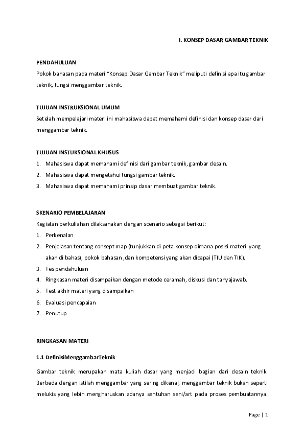 (PDF) Buku ajar gambar teknik bab