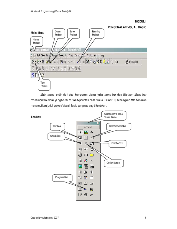 (PDF) Pengenalan Visual basic | muhamad qorry darmawan - Academia.edu