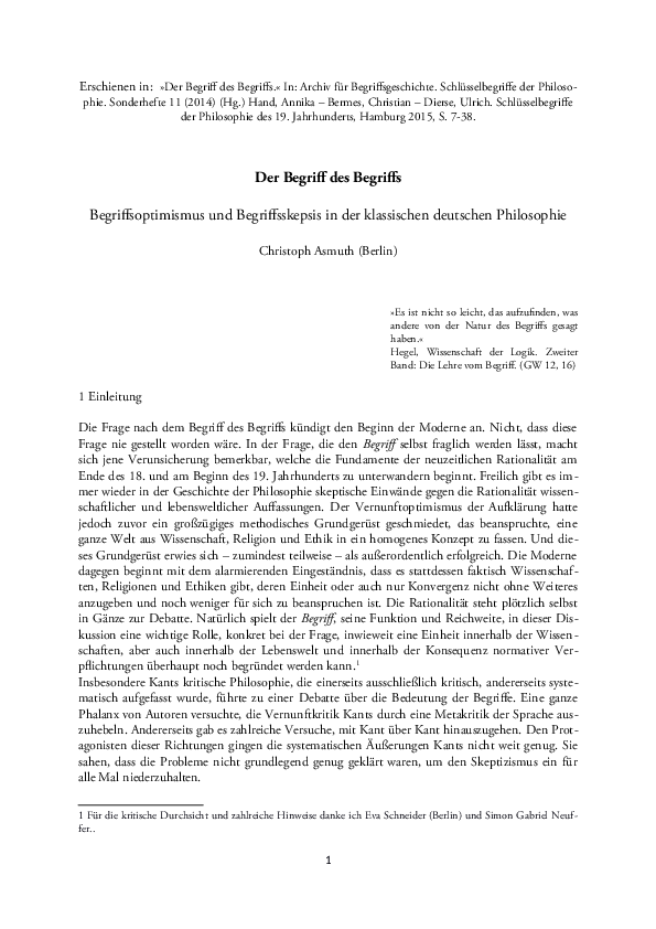 (PDF) Der Begriff des Begriffs