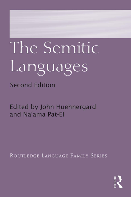 (PDF) 2019 The Semitic Languages, 2nd ed.