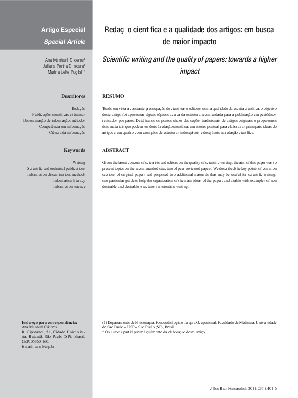 (PDF) Artigo Especial Special Article