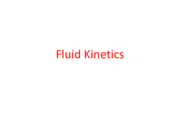 (PDF) Fluid Kinetics