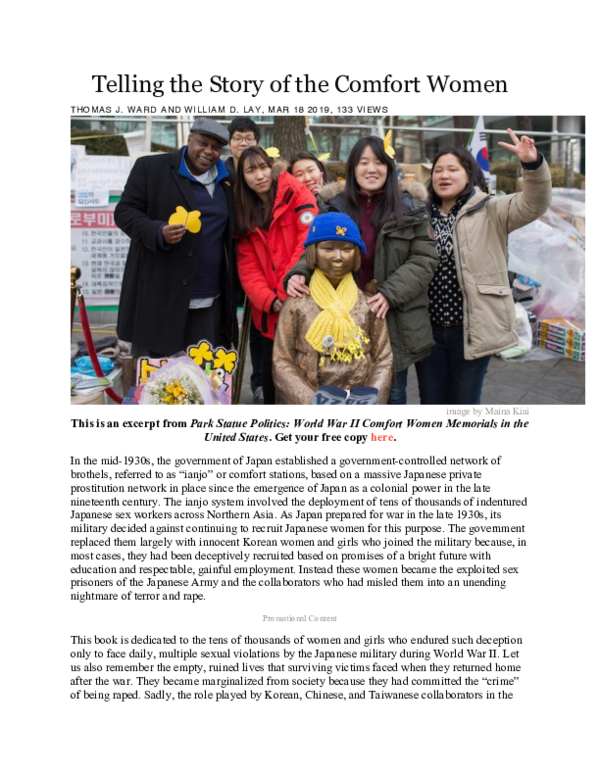 (PDF) Telling the Story of the Comfort Women