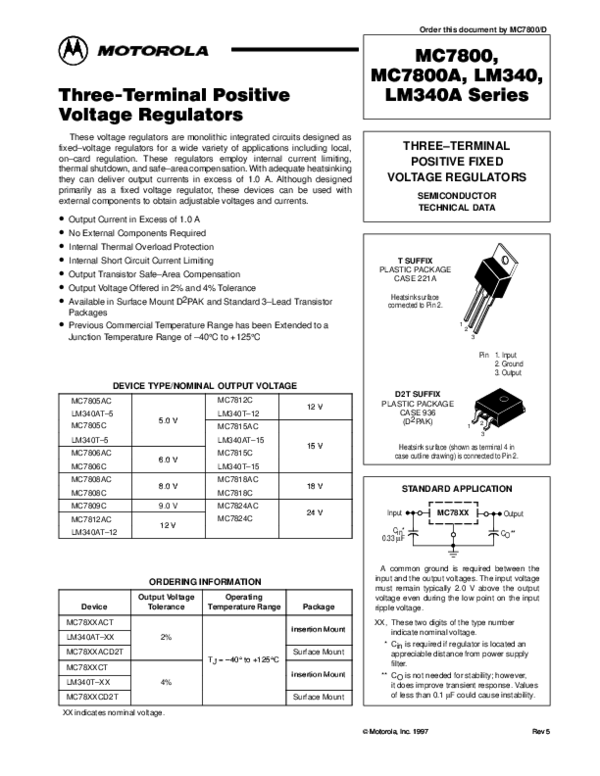 (PDF) SEMICONDUCTOR TECHNICAL DATA