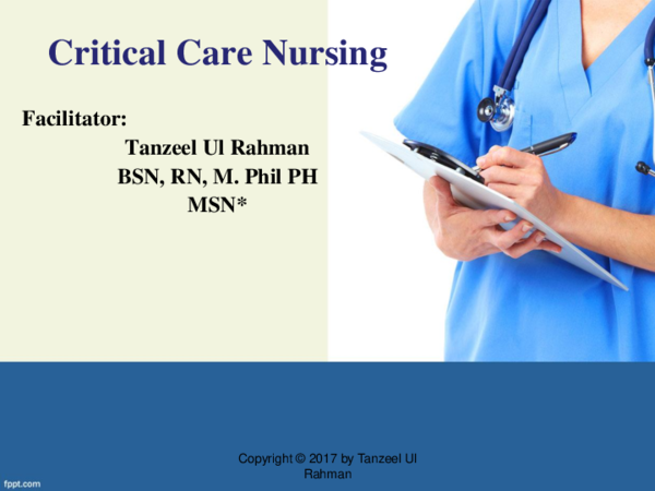 (PDF) Critical Care Nursing