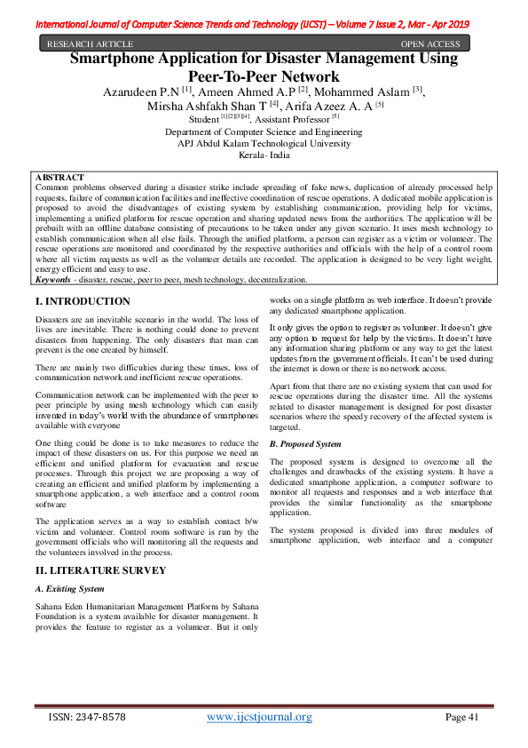 (PDF) [IJCST-V7I2P11]:Azarudeen P.N, Ameen Ahmed A.P, Mohammed Aslam ...