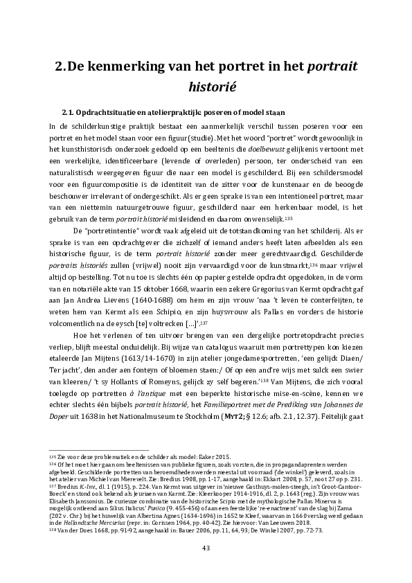 (PDF) 2. De kenmerking van het portret in het portrait historié