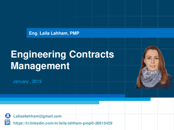(PDF) Engineering Contracts Management