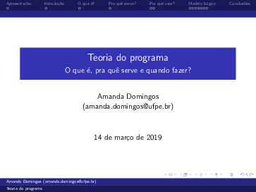 (PDF) Teoria do programa: o que é, pra quê serve e como fazer?