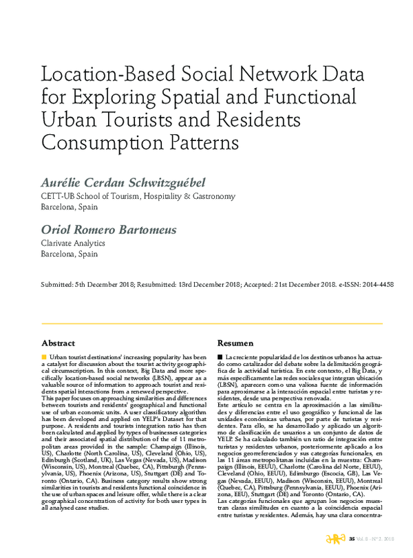 Pdf Location Based Social Network Data For Exploring Spatial And
