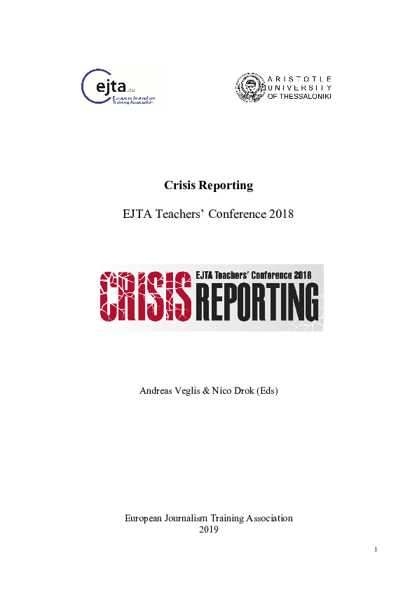 (PDF) Crisis Reporting
