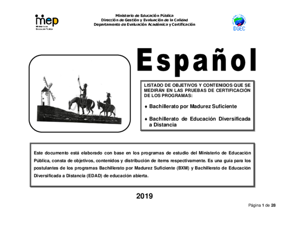 (PDF) Espanol bachillerato