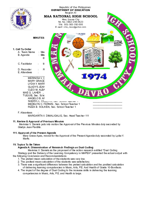 (DOC) SLAC Minutes -Classroom Management Techniques