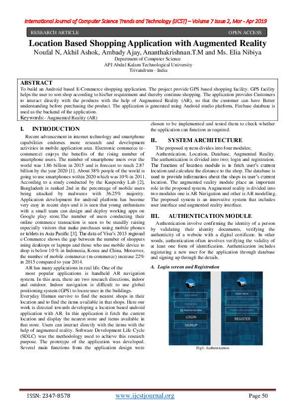 (PDF) [IJCST-V7I2P14]:Noufal N, Akhil Ashok, Ambady Ajay ...