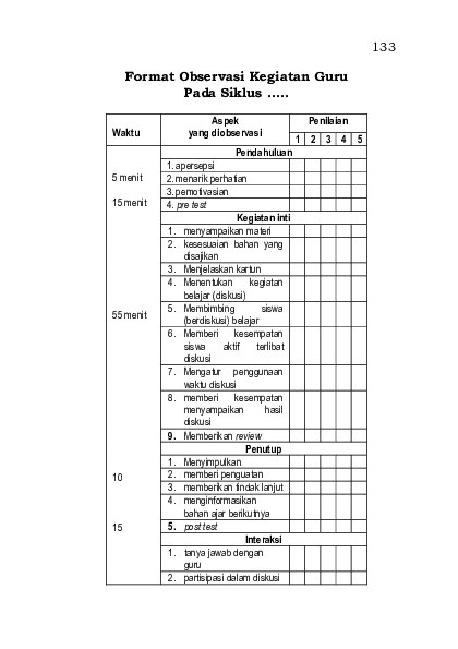 (PDF) Format observasi