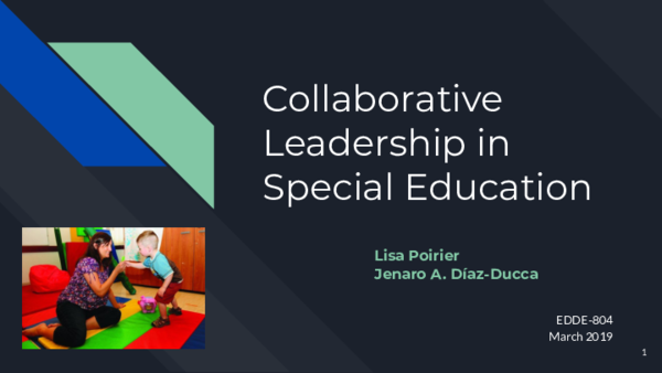 (PDF) Collaborative Leadership in Special Education