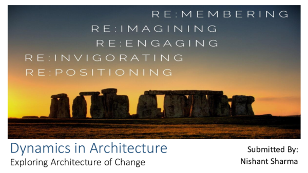 (PDF) Dynamics in Architecture Exploring Architecture of Change