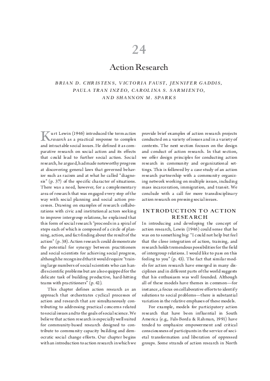 (PDF) Action Research