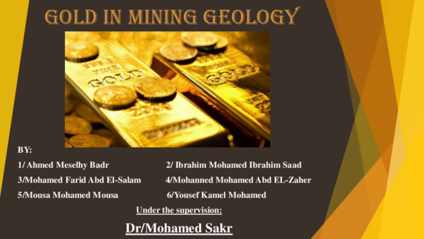 (PDF) GOLD In Mining Geology