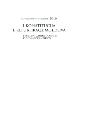 (PDF) Constitutia Republicii Moldova - Limba Romani