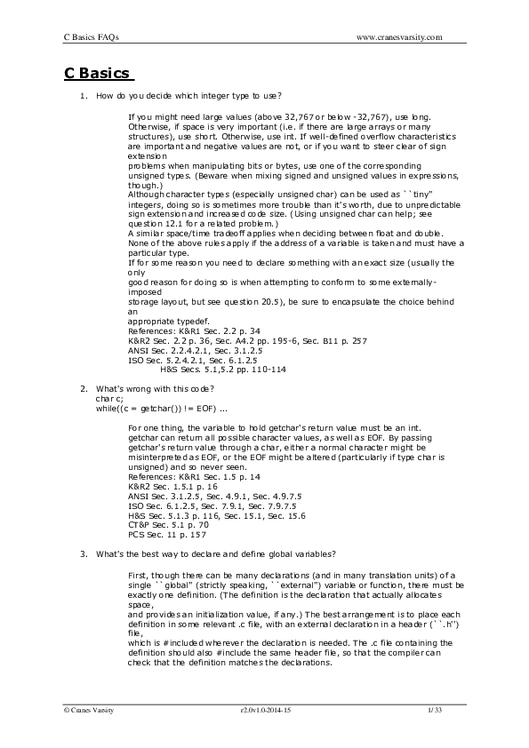 (PDF) C Basics