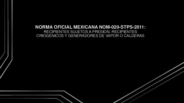 (PPT) NORMA OFICIAL MEXICANA NOM 020 STPS