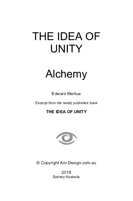 (PDF) THE IDEA OF UNITY- Alchemy