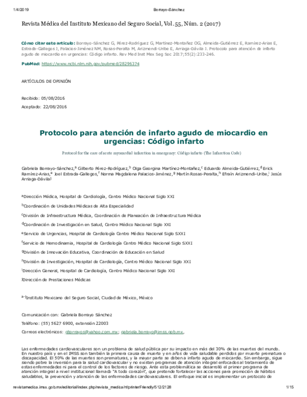 (PDF) Protocolo para atención de infarto agudo de miocardio en ...