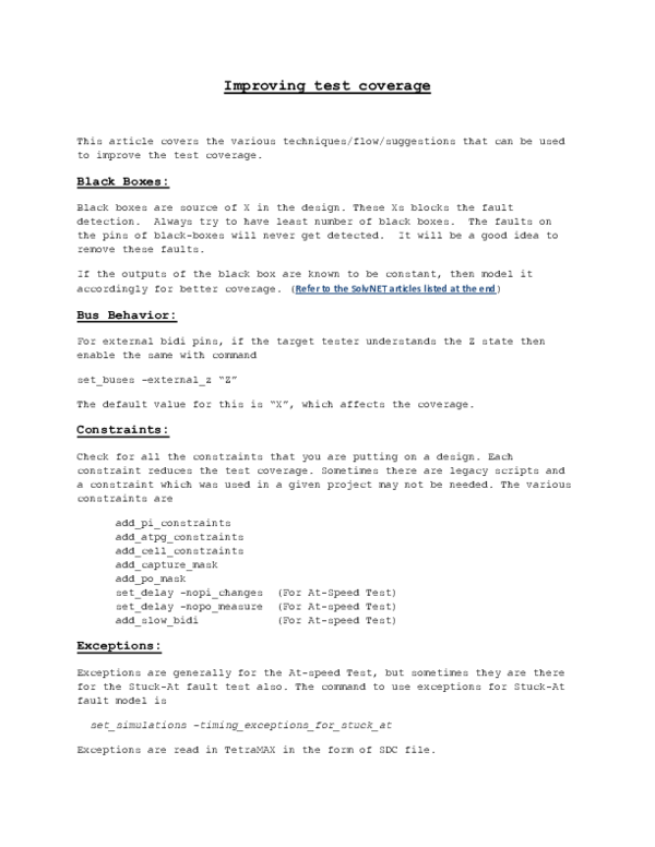 (PDF) Improving test coverage (PDF) Improving test coverage