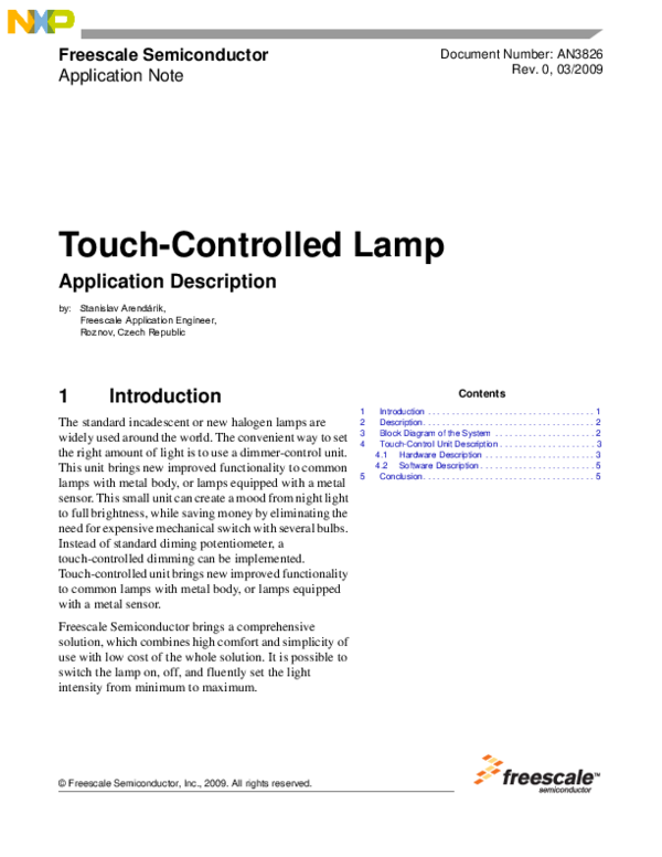 (PDF) Freescale Semiconductor Application Note