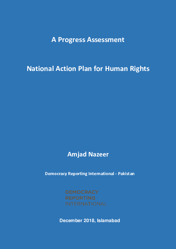 (PDF) Progress Assessment of National Action Plan for Human Rights, By ...